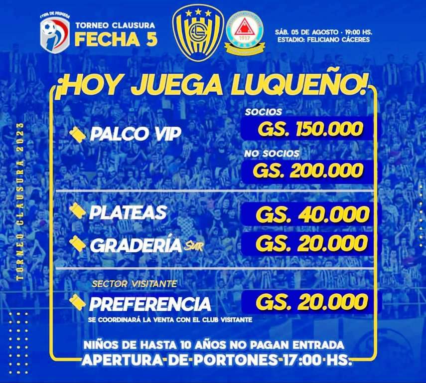 Luque Noticias | Periódico Digital de Luque y el Paraguay |Luqueño, con ...